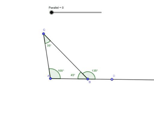 Exterior Angle Theorem – GeoGebra