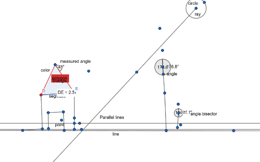 Drawing activity – GeoGebra