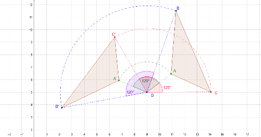 Rotating a Triangle – GeoGebra