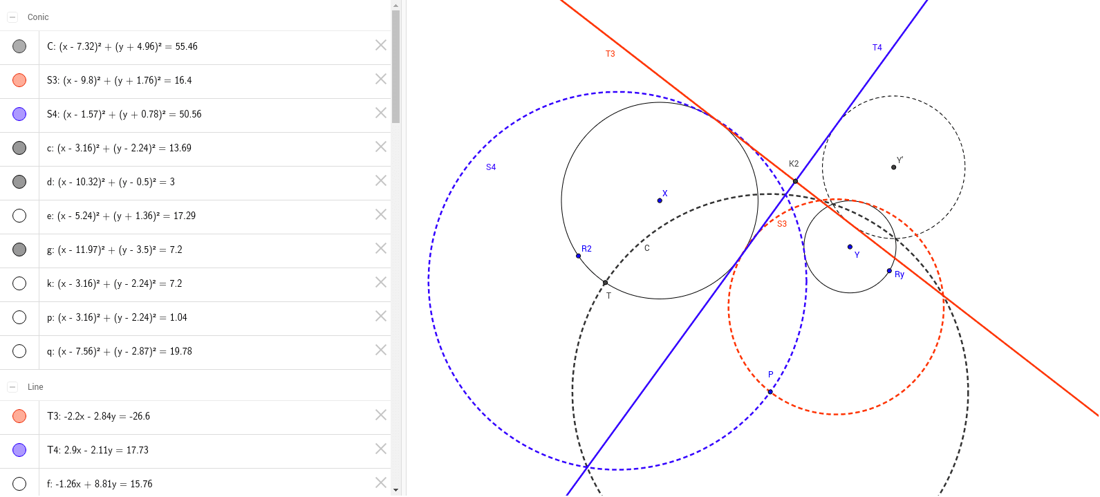 Apollonius Problem 7 CCP Inversion simple 34 – GeoGebra