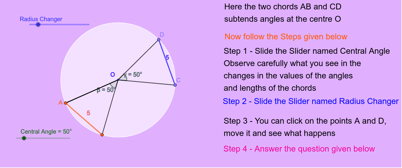 Simulation 6 – GeoGebra