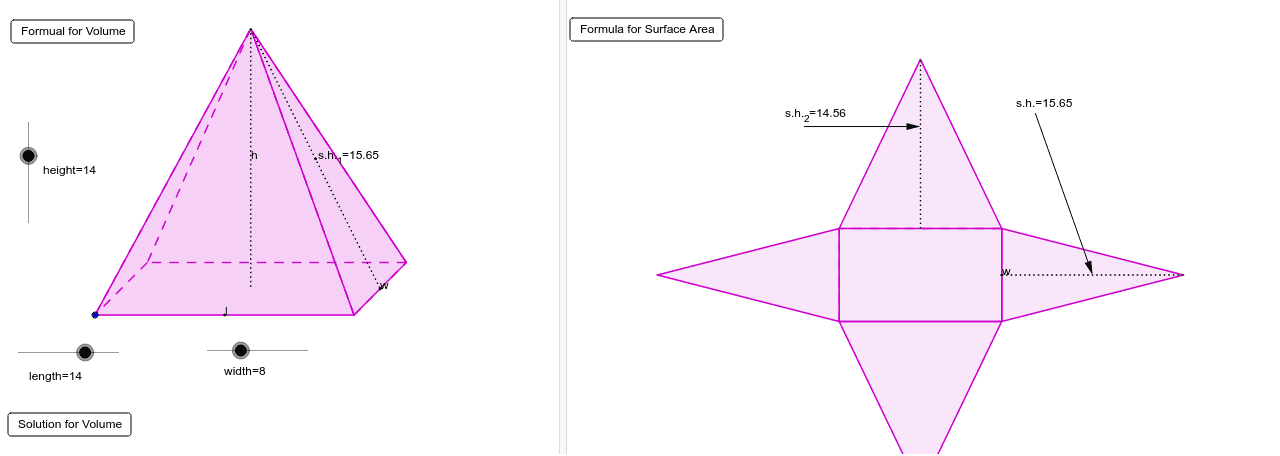 Rectangular Pyramid – GeoGebra