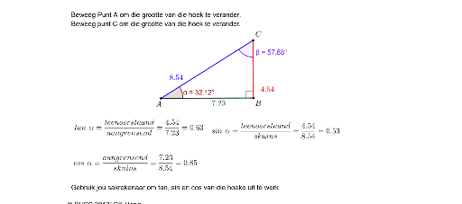 Trigonometric ratios – GeoGebra