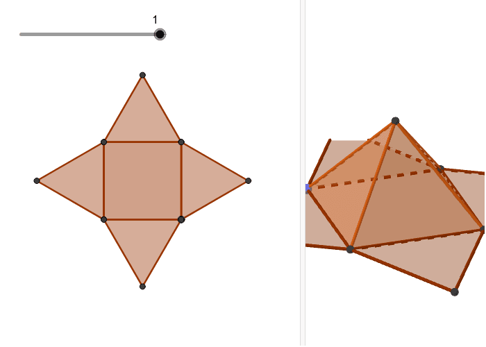Patron de pyramide 1 – GeoGebra