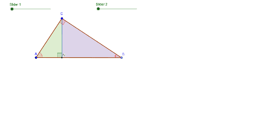 Similar Right Triangles - HLLS & SAAS – GeoGebra