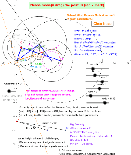Generalized Hart's A-frame – GeoGebra