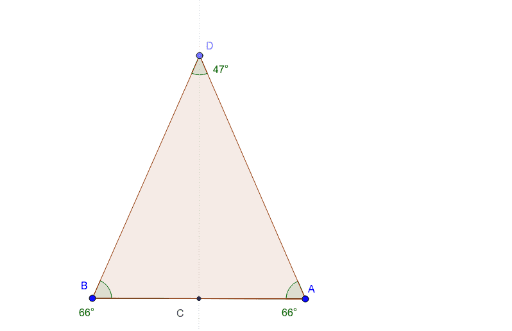 Le triangle isocèle – GeoGebra