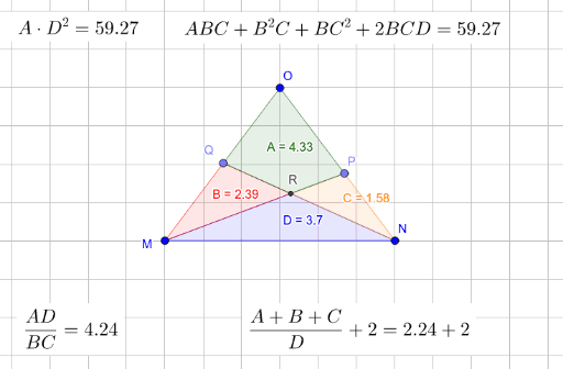 Dave's Weird Triangle Ratio(2) – GeoGebra