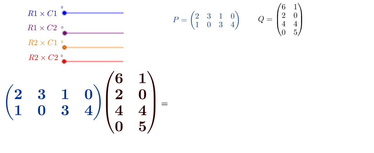 Matrix Multiplication – GeoGebra