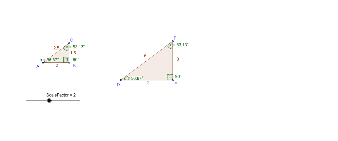 Similar Shapes – GeoGebra