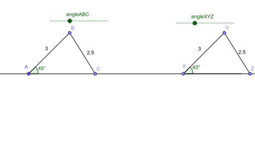 SSA exploration: Why doesn't it work? – GeoGebra