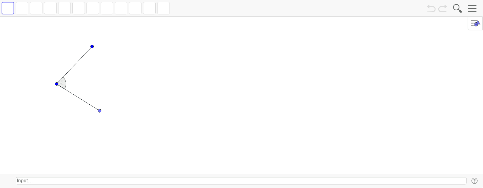 Simple Angle - One fixed line segment – GeoGebra