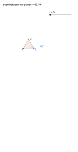 angle between 2 planes – GeoGebra