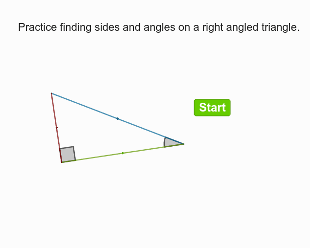 Right Angled Triangles Practice – GeoGebra