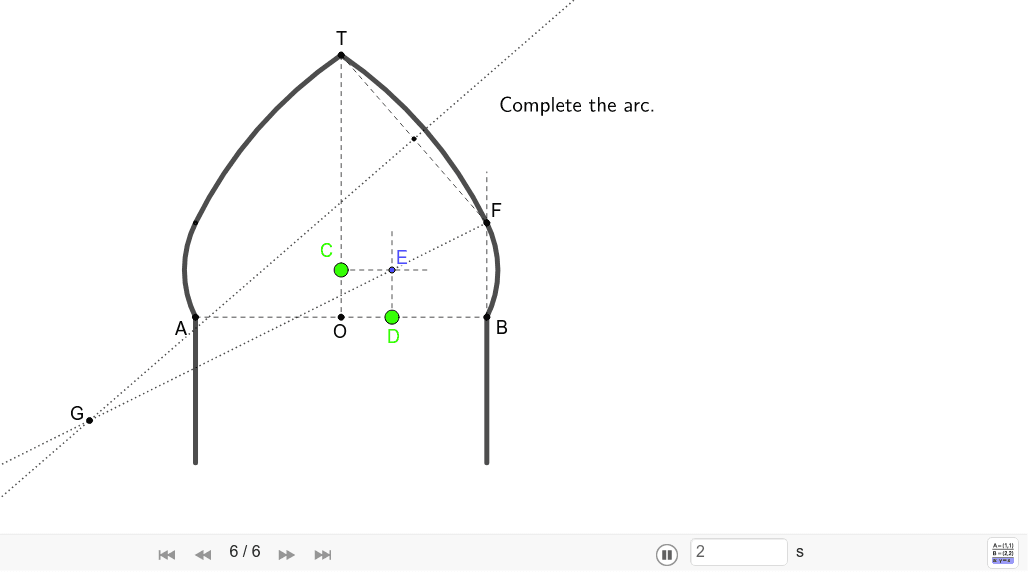arc 7 – GeoGebra