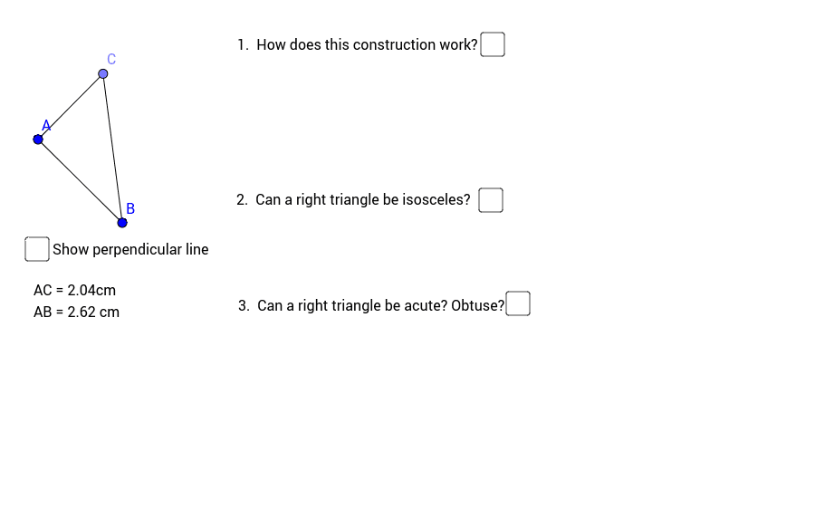 Exploring Special Triangles with Geogebra – GeoGebra
