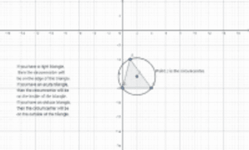 Circumcenter Project – GeoGebra