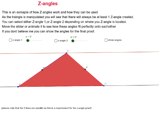 Z-Angles – GeoGebra