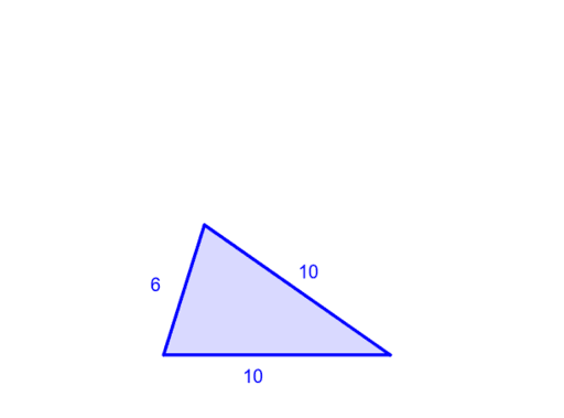 Heron's Formula for Area, then used to find inradius – GeoGebra