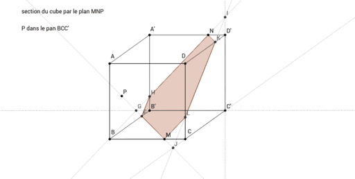 ch14ex 12 3 section d'un cube par un plan – GeoGebra