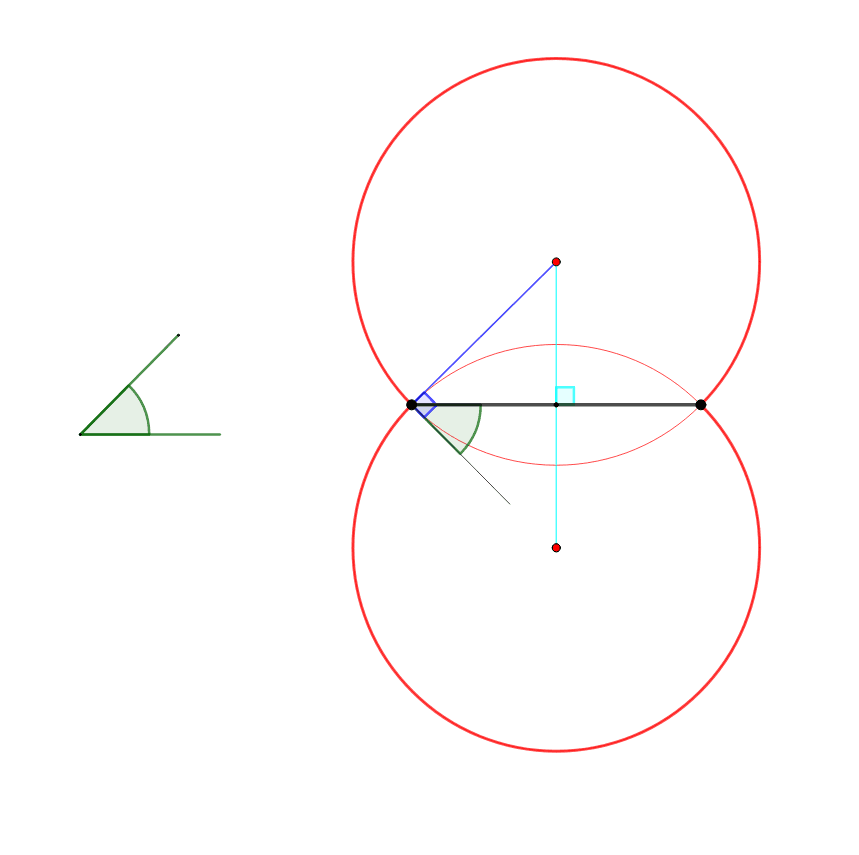 Subtended angle – GeoGebra