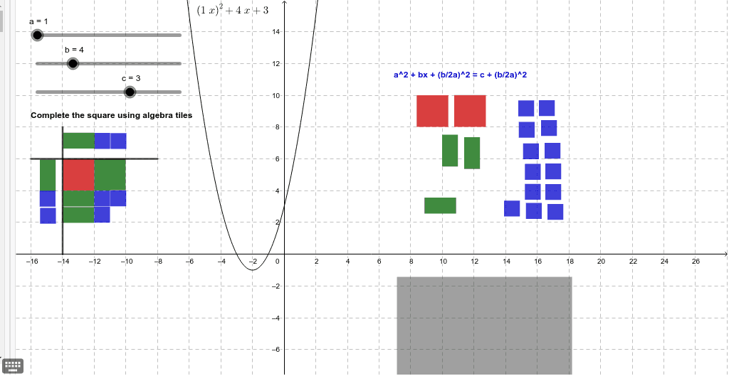 Completing the Square Demo – GeoGebra