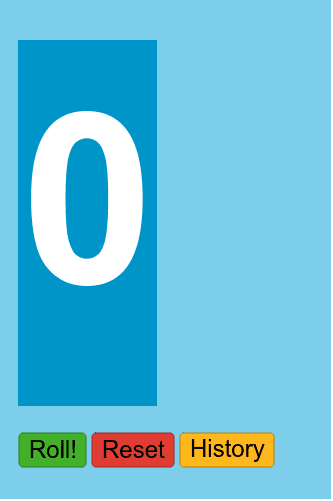 IM Rolling a Number Cube Simulation – GeoGebra