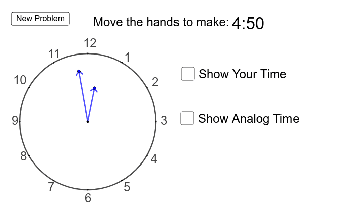 Telling Time – GeoGebra