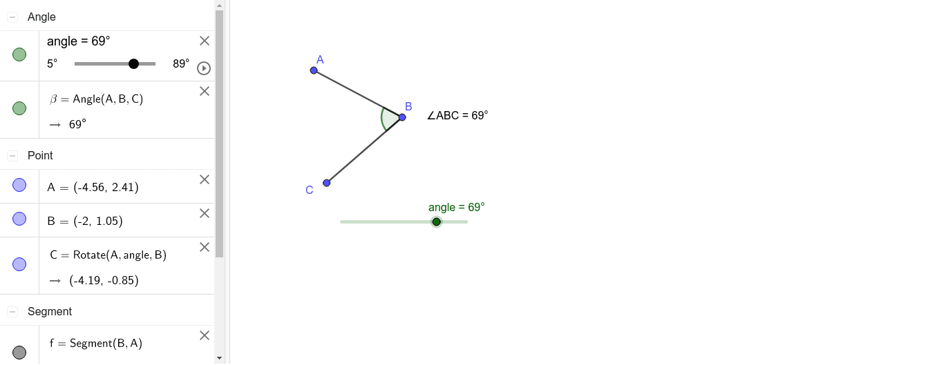 Acute Angle – GeoGebra