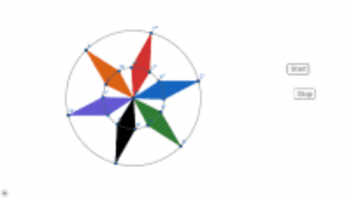 Pinwheel Activity: Question 2 – GeoGebra