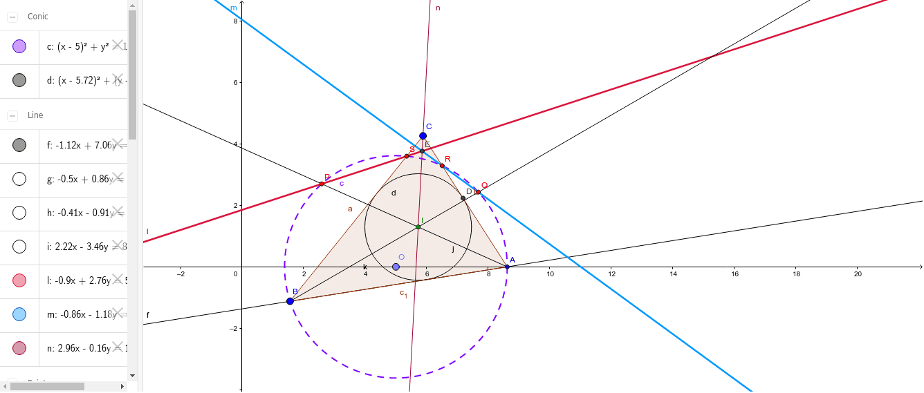 Exercice de géométrie – GeoGebra