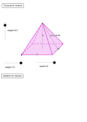 Rectangular Pyramid – GeoGebra