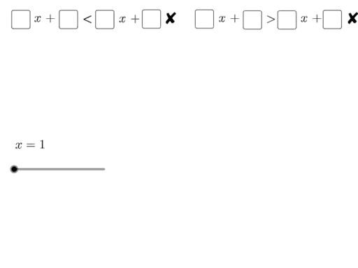Writing & Solving Inequalities in One Variable: IM Alg1.2.20 – GeoGebra