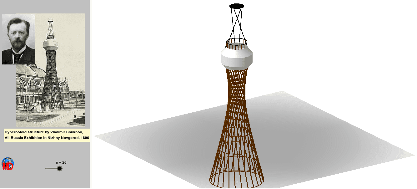 Hyperboloid structure(1) – GeoGebra
