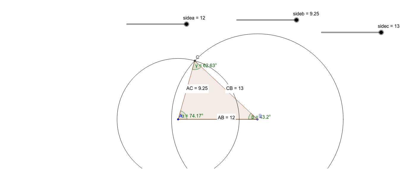 Triangle Project – GeoGebra
