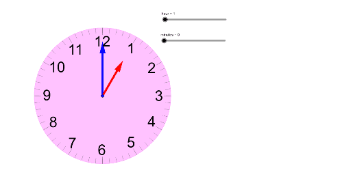 CLOCK – GeoGebra