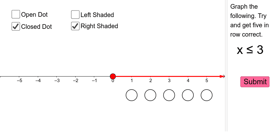 Graphing Inequalities And Interval Notation – Geogebra