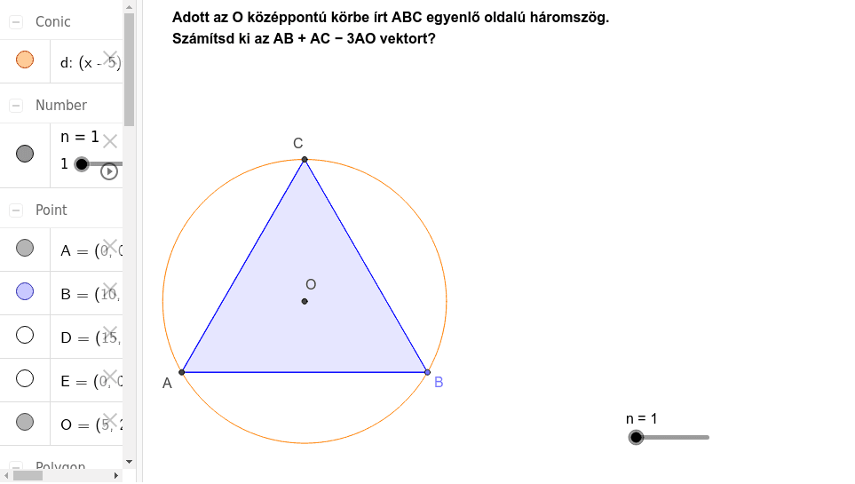 Nullvektor – GeoGebra