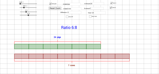 Bar Model Maker for Ratio 2 – GeoGebra