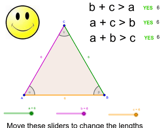 Triangle Inequality Theorem – GeoGebra