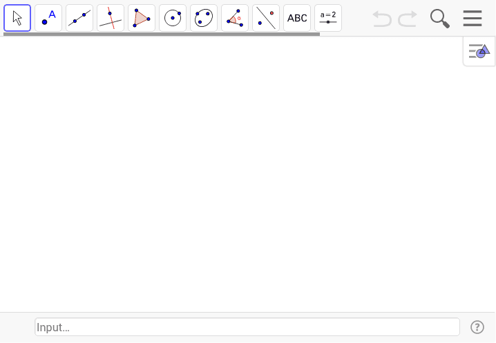 Exercise 5: Using Beginner Toolbar – GeoGebra