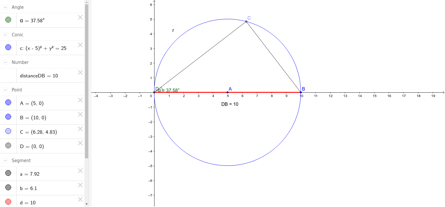 r=10cos(theta) – GeoGebra