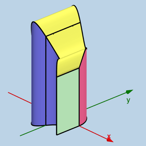 Modifiable Solid: Rectangular Cross Sections Parallel to yAxis – GeoGebra