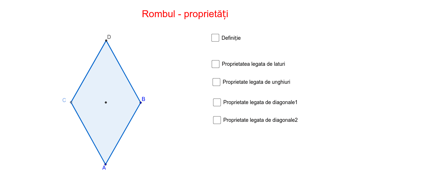 Rombul – GeoGebra