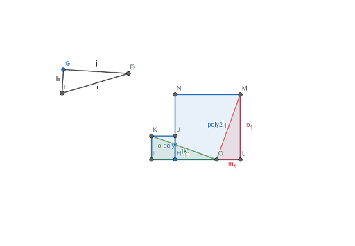 Dissection Proof set up – GeoGebra