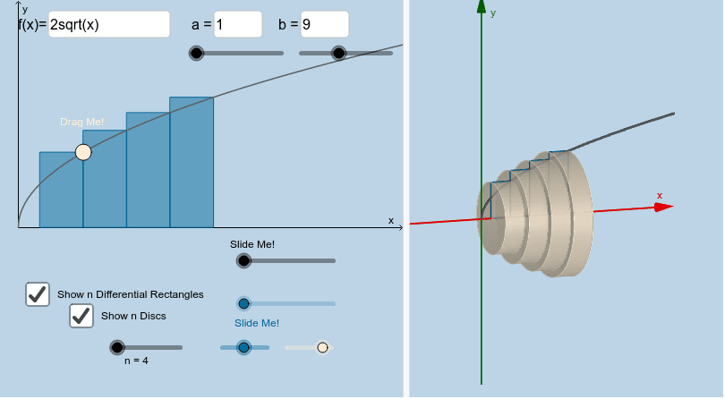 Disc Action!!! – GeoGebra