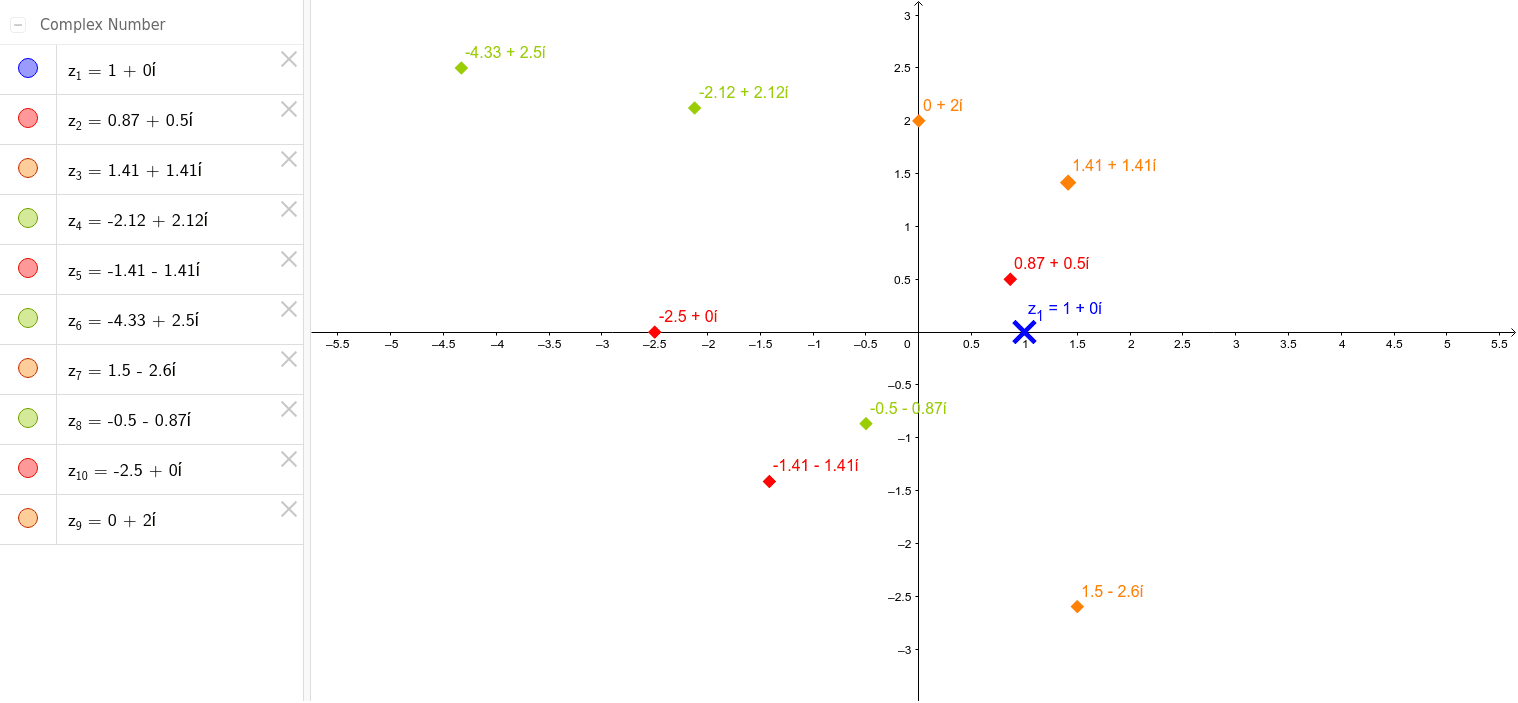 Complex Multiplication Game – GeoGebra