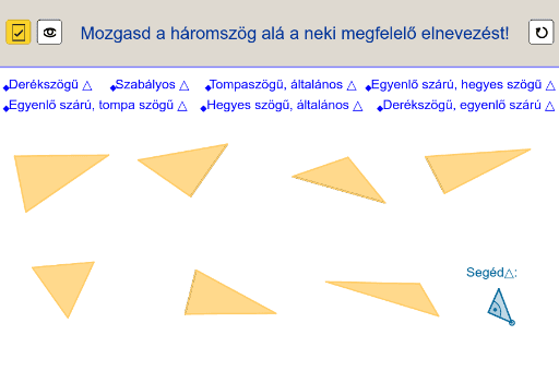Geometriai alapfogalmak, alakzatok tulajdonságai – GeoGebra