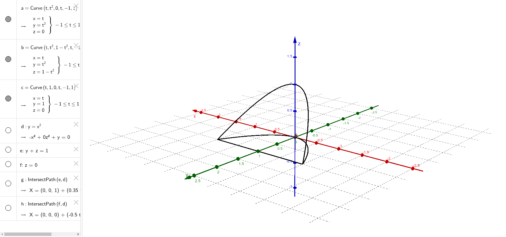 Using Triple Integral to find Volume – GeoGebra