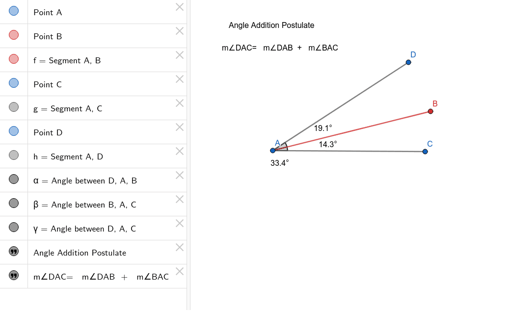 Angle Addition Postulate – GeoGebra